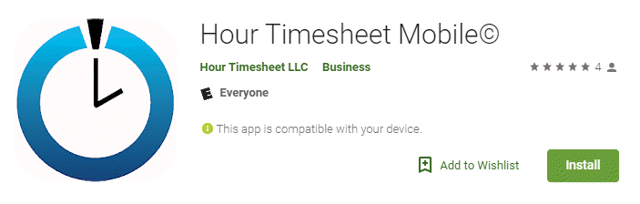 Mobile Timekeeping App For Employees Hour Timesheet