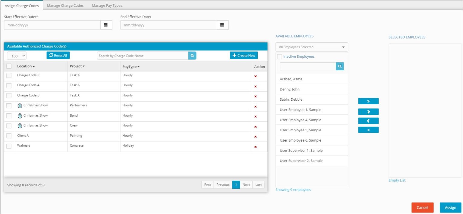 Creating & Managing Custom Charge Codes | Hour Timesheet