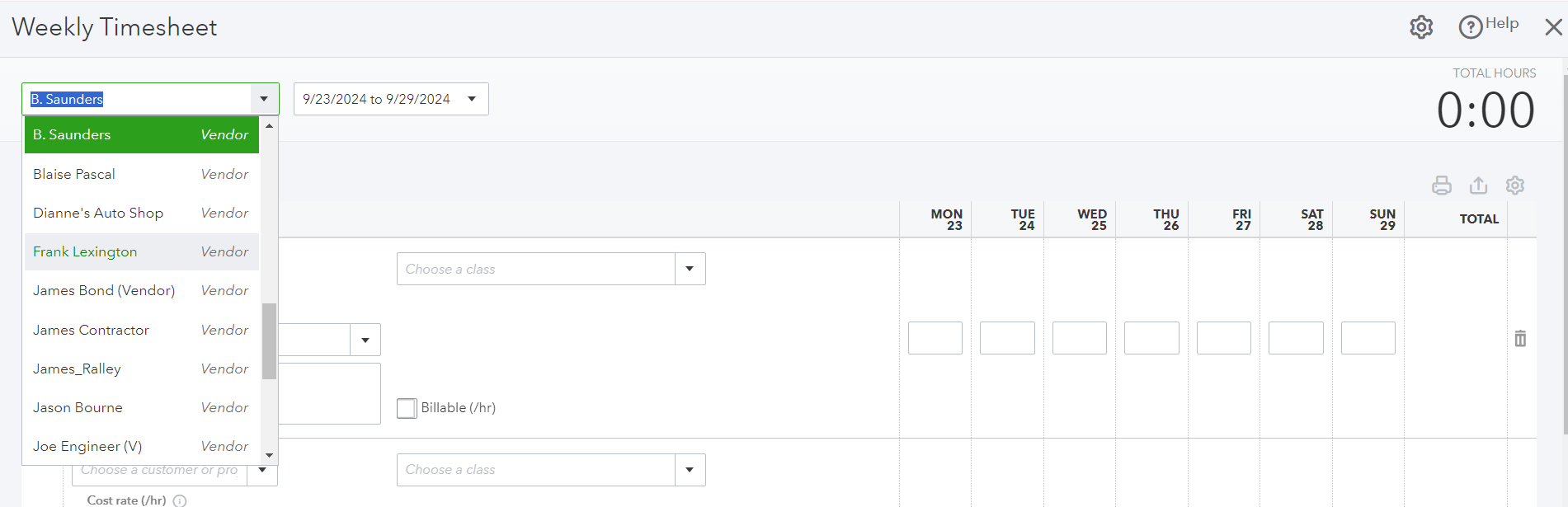 Importing Vendors from QuickBooks Online to Hour Timesheet – Hour Timesheet